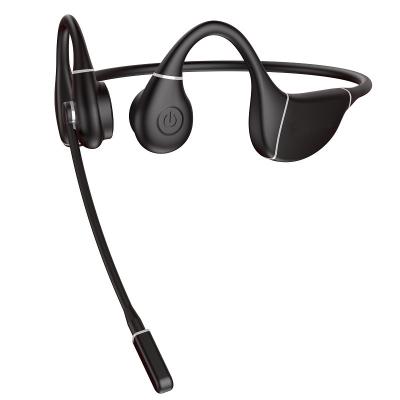 China Wireless Waterproof Mp3 Compact Black Foldable Open Ear Bluetooth Bone Conduction Headphones for sale