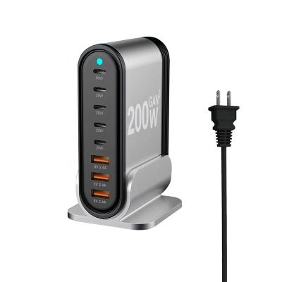 China 2024 New Products 200w 100w Univasal Usb-c Pd Type C Port Fast Gan Chargers Phone Ultra Usb C Wall Charger Charging for sale