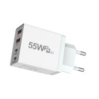 China Best Selling Products 2023 Original 55w Fast Charger Dual Type C 20w Pd Uk Us Eu Wall Charger Celular for sale