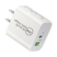 China 20w Qc3.0 + Pd Fast Charger Dual Port Standard AC Adapter (USB Type-C) 2.4a Usb Quick Type C Charger Adapter for sale