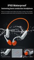 China XZH 2024 NewWireless Bluetooth Bone Conduction Earphone V5.0 Neckband Open Ear Wireless Headphones Sports Headset for sale