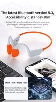China XZH 2024 NewWireless Bluetooth Bone Conduction Earphone V5.0 Neckband Open Ear Wireless Headphones Sports Headset for sale