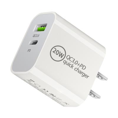 China Pd Usb C 20w Charging Port Mini Fast Charger Power Adapter Pd 20w Fast Charger Type C for sale