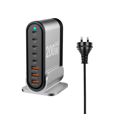 China XZH Pd 200w 65w Best Multi Port Usb Wall Charger Oem Pps Charger for Cellphone Fast Smart Charging for sale