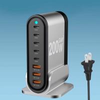 China XZH Pd 200w 65w Best Multi Port Usb Wall Charger Oem Pps Charger for Cellphone Fast Smart Charging for sale
