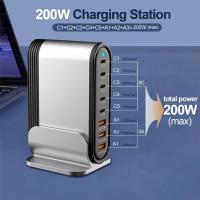 China XZH Pd 200w 65w Best Multi Port Usb Wall Charger Oem Pps Charger for Cellphone Fast Smart Charging for sale