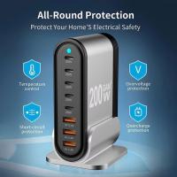 China XZH Pd 200w 65w Best Multi Port Usb Wall Charger Oem Pps Charger for Cellphone Fast Smart Charging for sale