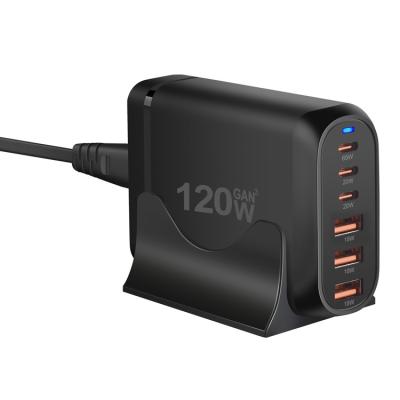 China 120w 160w 200w Multifunction Travel for Laptop Iphone Macbook Pd Qc Portable Fast USB Type C Charging PC Power Adapter Charger for sale