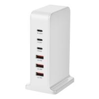 China Custom 2a 3a Mobile Phone Universal Charger 6 Ports Cell-phone-adapt for Eu Us Au Usb Multiport Charger Wholesale for sale