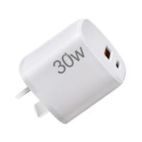 China Mobile Phone Usb C Pd Qc3.0 Fast Charger 30w Dual Usbc Type-c Fast Cell Phone Portable Chargers Chargeur Telephone for sale