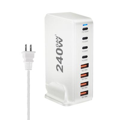 China 4Type-C and 4USB a High Powder USB C 240W Charger Power Strip Adapter Compatible for I Phone Cell Phones & Accessories for sale