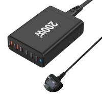 China 200W 6ports USB C Fast Charging Station PPS PD 65W Laptop Charger Adapter Phone Type C Usb C Charger Block for sale