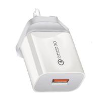 China XZH PD083 Super Fast Charger 30W Universal Wall Charger Adapter Qualcomm 3.0 USB Wall Charger for TYPE-C Android for sale