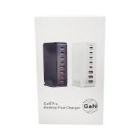 China Universal 240W Fast Charging 8 Port PD & QC USB Tower Hub 4C4A PD GaN Charger Box for sale