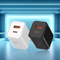 China Ce Fcc Rosh Certified Multi Usb Type C Gan Pd 20w 25w 35w A+c Super Fast Charging Usb-c Pd Pps Quick Wall Charger for sale
