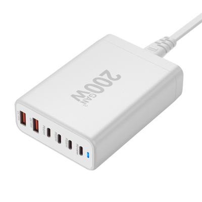 China Quick Charge 200W Type C USB C Charger Charging Beast for Power Six Devices at Once for sale