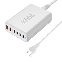 China Quick Charge 200W Type C USB C Charger Charging Beast for Power Six Devices at Once for sale