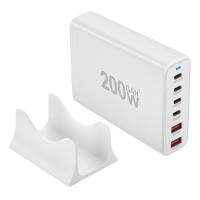 China Quick Charge 200W Type C USB C Charger Charging Beast for Power Six Devices at Once for sale