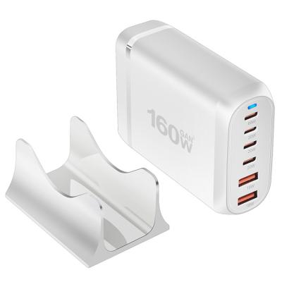 China Carregador De Celular Fast Chager' Gan 160w Chargers 120W 200Watt 4port Usb C Desktop Charger for sale