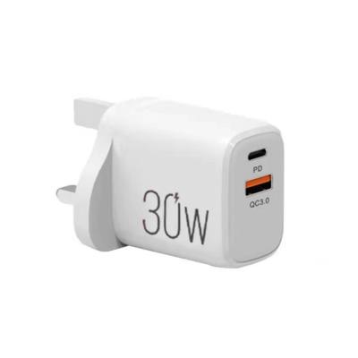 China Original Super Fast Rapid Charging Wall Charger 30w Cargador Phone Cargador 30w Cube Charger for sale