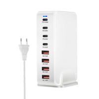 China Travel Essentials Flat Plug 240W Fast Charging Blocks 8-Port Charging Station for IPhone/Ipad/MacBook Cell Phones & Accessories for sale