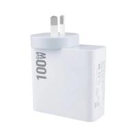 China 2024 Wholesale 100w Dual Usb-c Pd GaN Fast Charger 2C 2A Ports Phone Ultra Thin Usb C Wall Charger Charging for sale