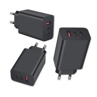 China US Version 3-Port Super Fast Charging Wall Charger 1x USB-C 65W 1x USB-C 25W 1x USB-A 15W Max Capacity 65W Cable Not Included for sale