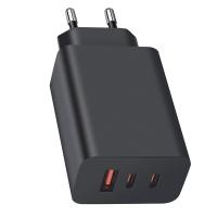 China US Version 3-Port Super Fast Charging Wall Charger 1x USB-C 65W 1x USB-C 25W 1x USB-A 15W Max Capacity 65W Cable Not Included for sale