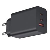 China US Version 3-Port Super Fast Charging Wall Charger 1x USB-C 65W 1x USB-C 25W 1x USB-A 15W Max Capacity 65W Cable Not Included for sale