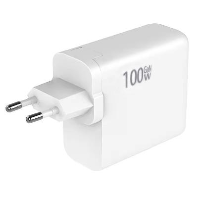 China 100w Usb C Charger 2 Pd 100W 30W Type C Qc 3.0 2 Usb Port Super Fast Charging Mobile Phone Home Plug Travel Adapter Wall Charger for sale