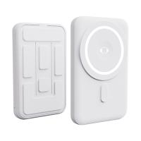China Thin Waterproof Magnetic Wireless Portable Mini Powerbank 10000mah Charger Powerbank 50000mah With Stand for sale