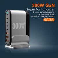 China 300W USB-C Charger 8-Port PD 100w 40w 12watt 5V 2.4a Fast Charger Station for MacBook I Phone for sale