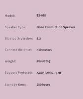 China XZH Headphone Manufacturer Sports Earphones Waterproof Headphones Bone Conduction Speaker Wireless for sale