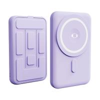 China Best Selling Unique 2023 Trending Technology 10000mah Sharing Portable Square Shape Mini Powerbank Magnetic for sale