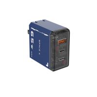 China PD Gan Charger New Tech Foldable Plug Superior Safe 65w Fast Charging 2 Ports Usb-c Charger for Phone & Laptop for sale