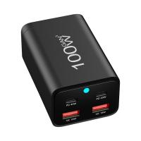 China XZH up to 100W Total USB PD Powder Fast Charging Charger 100W PD GaN 4-Port Type-C USB-C Charger for sale