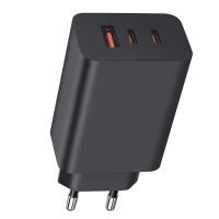 China Best Selling Product GaN 65w Pd Charger With Quick Adapter Portable Fast Charger Dual USB A+C Port for sale
