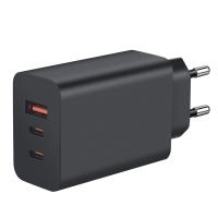 China Best Selling Product GaN 65w Pd Charger With Quick Adapter Portable Fast Charger Dual USB A+C Port for sale