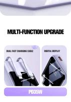 China 2024 Hot Sale 20000mAh 35W Super Fast Charging Power Banks With LED Display Built in Double-Cable Power Bank for sale