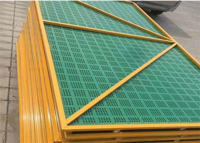 China Perforated Construction Site Screens 1.5*2m Self Climbing Scaffold System for sale