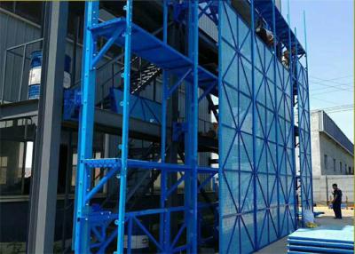 China Punching Construction Safety Screens Self Climbing Scaffold System 1.5X1.8M for sale