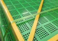 China Perforated Metal Plate Climbing Perimeter Protective Safety Screens For Building Site for sale