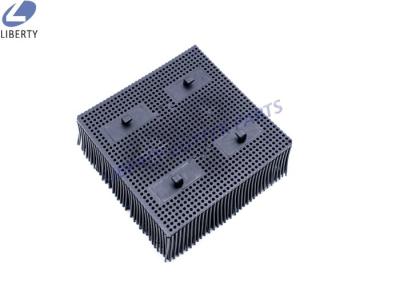 China Morgan Auto Cutter Bristle Block 100x100x42mm Nylon Black for sale