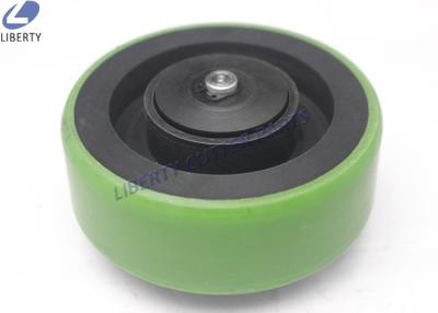 China Round Green Wheel Spreader Part 050-745-005 | 0.35kg Platform Wheel for Spreading Machines for sale