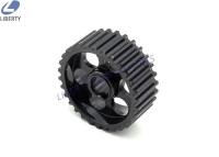 China Black Pulley Gear 128047 for Automatic Cutting Machine 0.075 kg Spare Part for sale