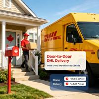 China Fast DHL Shipping From China To Canada Freight Forwarder End To End Real Time Parcel Tracking for sale