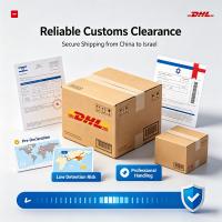 China Safe DHL International Express Shipping From China To Israel Customs Clearance for sale