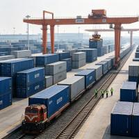 China Rail Freight From China To Germany , China Europe Railway Express Shipping for sale