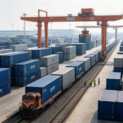 China Rail Freight From China To Germany , China Europe Railway Express Shipping for sale