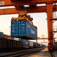 China Safety China Europe Railway Express  , Rail Shipping From China To France Logistics for sale